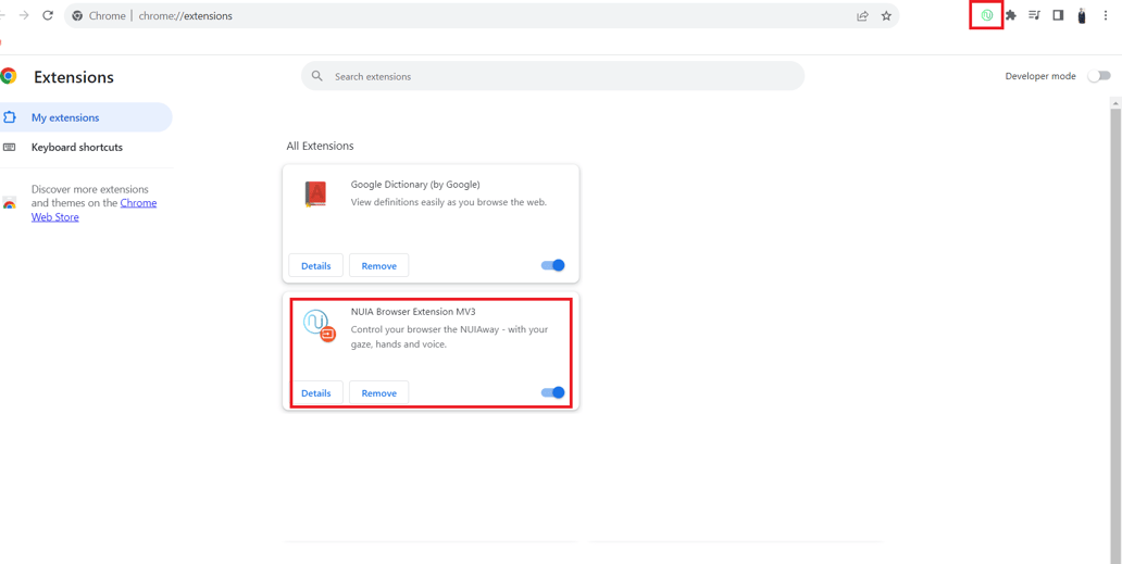 Wie aktiviere ich die NUIA Browsererweiterung/Add-on in den Browsern Chrome oder MS Edge?