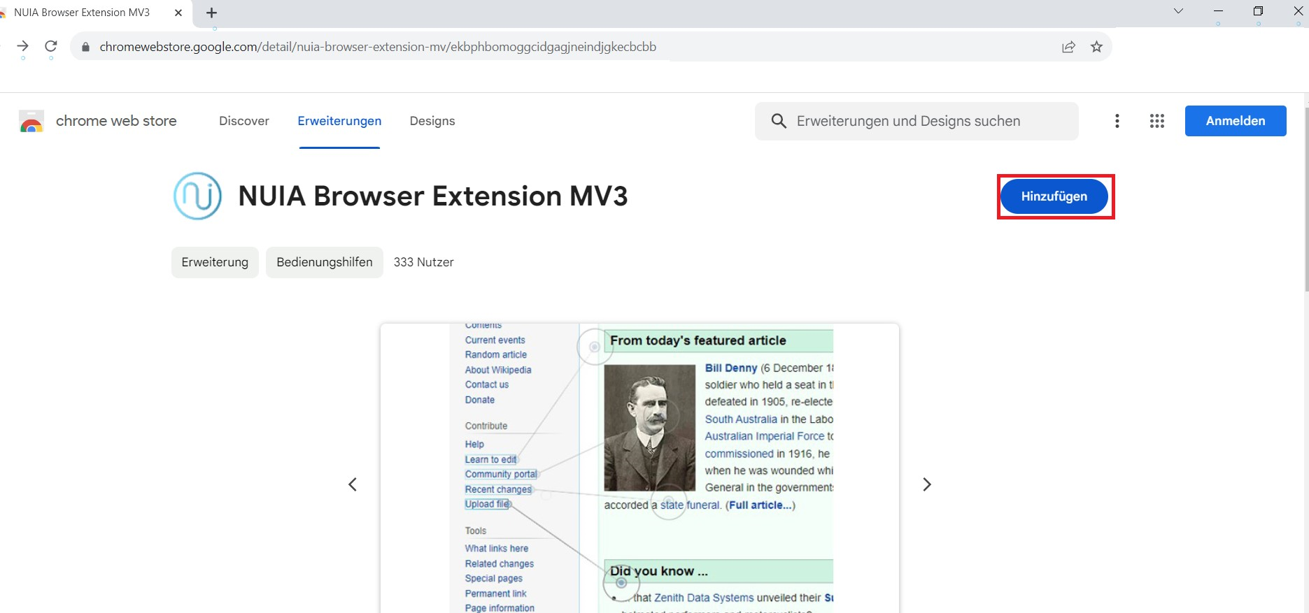 Wie aktiviere ich die NUIA Browsererweiterung/Add-on in den Browsern Chrome oder MS Edge?